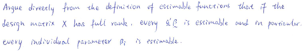 Solved Argue directly from the definition of estimable | Chegg.com