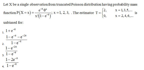Solved Let X be a single observation from truncated Poisson | Chegg.com