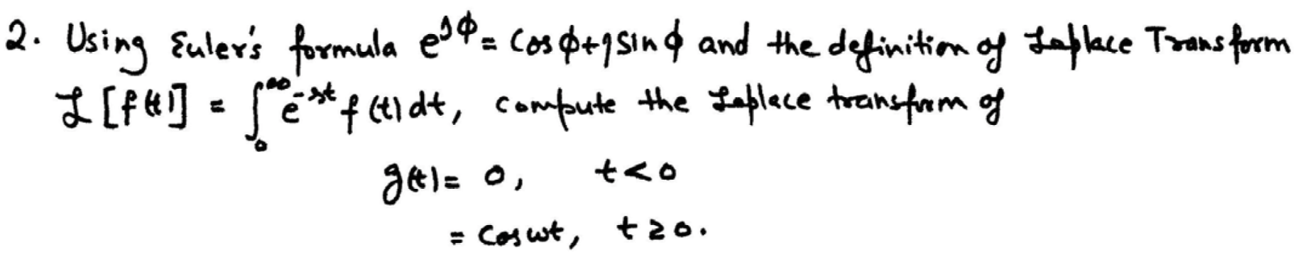 Solved 2. Using Euler's formula esf = cos p+1 sind and the | Chegg.com