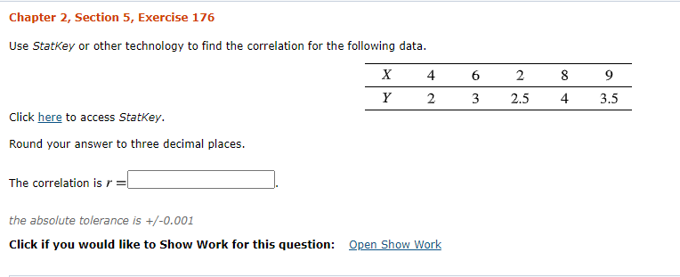 Solved Chapter 2 Section 5 Exercise 176 Use Statkey Or 3674