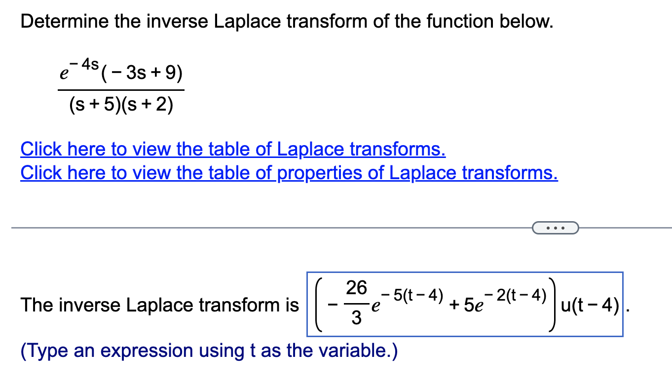 Solved Help!! Why is my answer wrong??Determine the inverse | Chegg.com