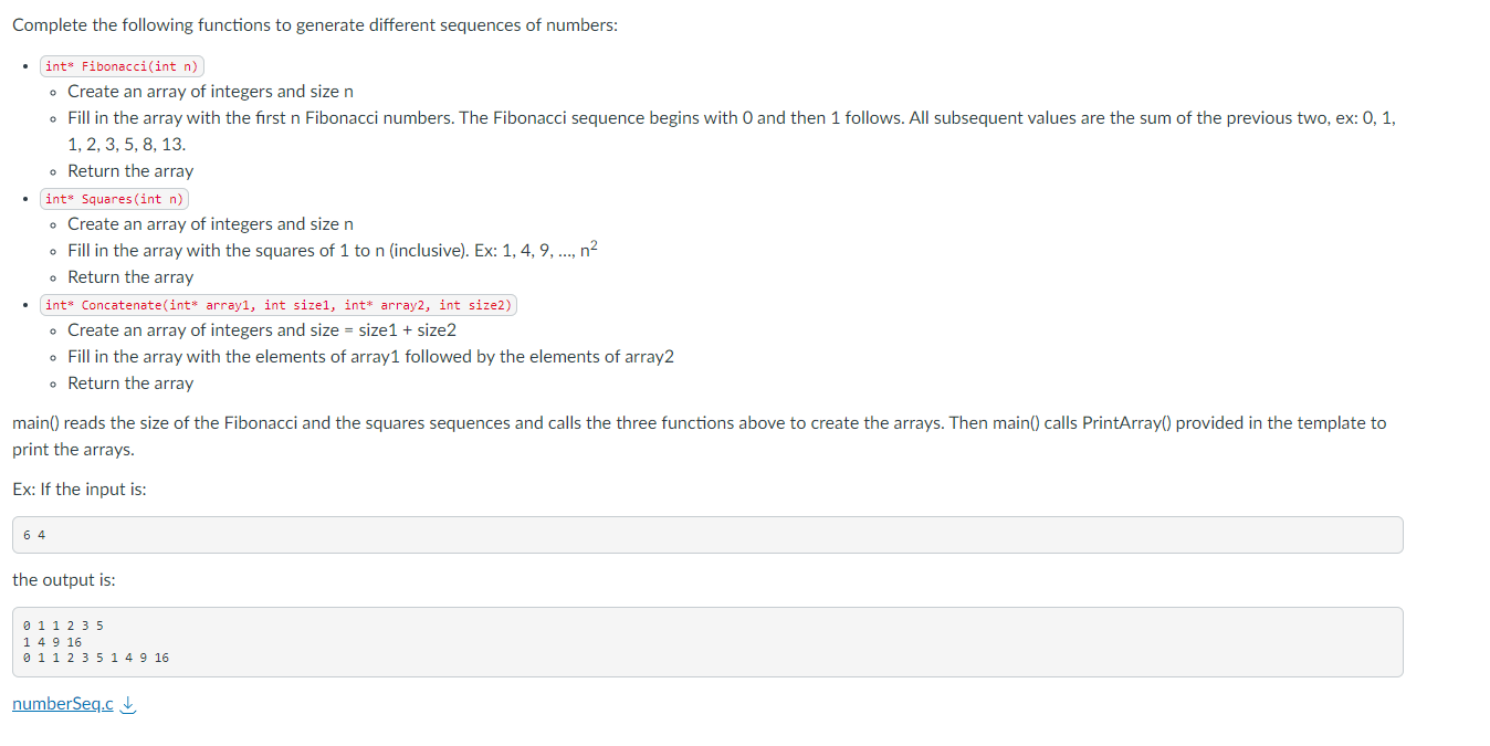 Solved Write in C Heres the following code from the | Chegg.com