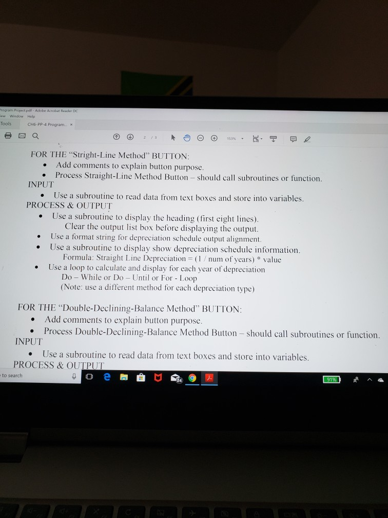 CH6-PP-4 Program.. x CS146 Visual Basic 2015 Chapter | Chegg.com