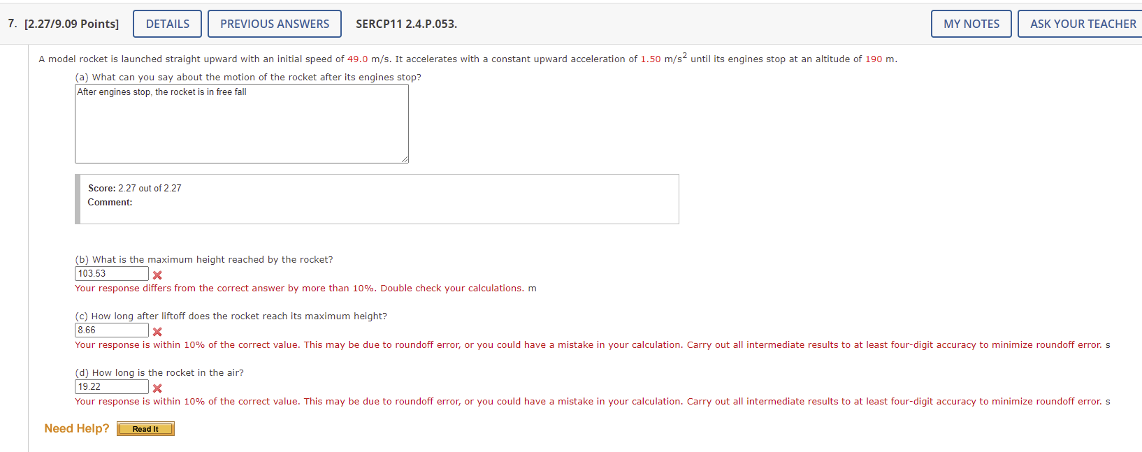 Solved Please answer all of the parts so that I can | Chegg.com