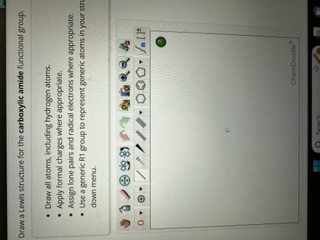 Solved draw lewis dot structure for carboxylic amide | Chegg.com