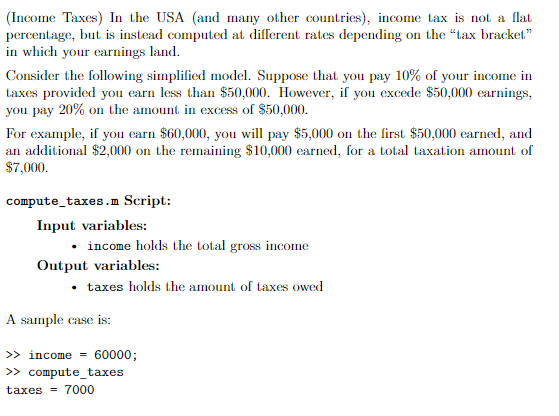 Solved (Income Taxes) In the USA (and many other countries), | Chegg.com