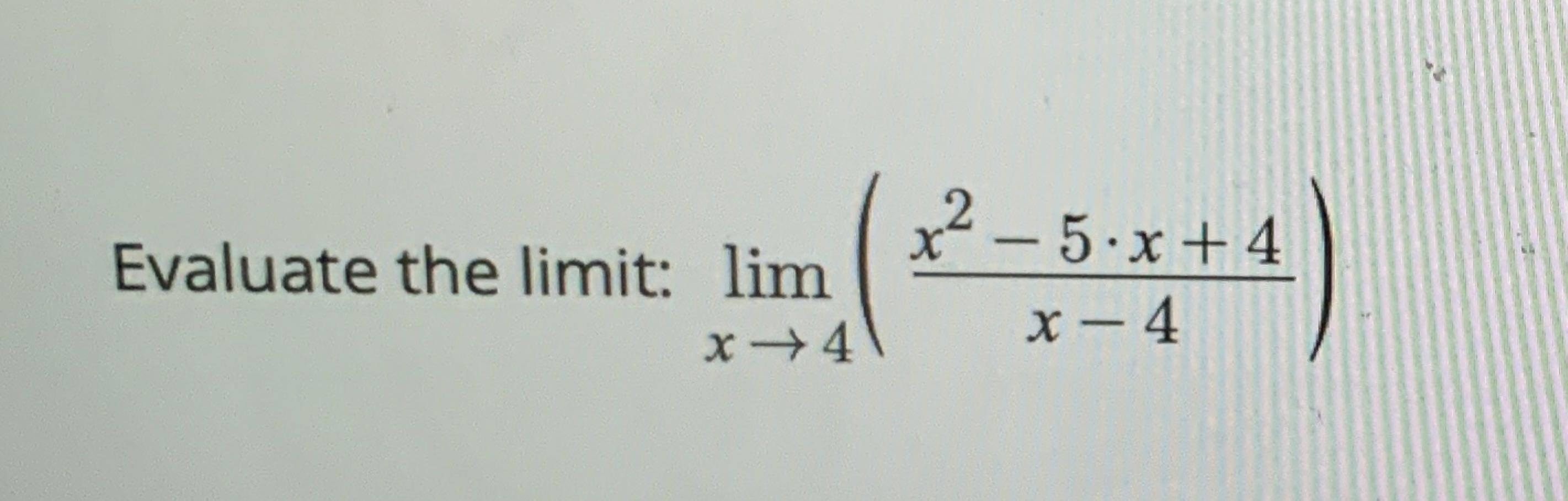 Solved using step by ﻿step, Evaluate the limit: | Chegg.com