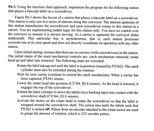P6-3. Using the function chart approach, implement | Chegg.com