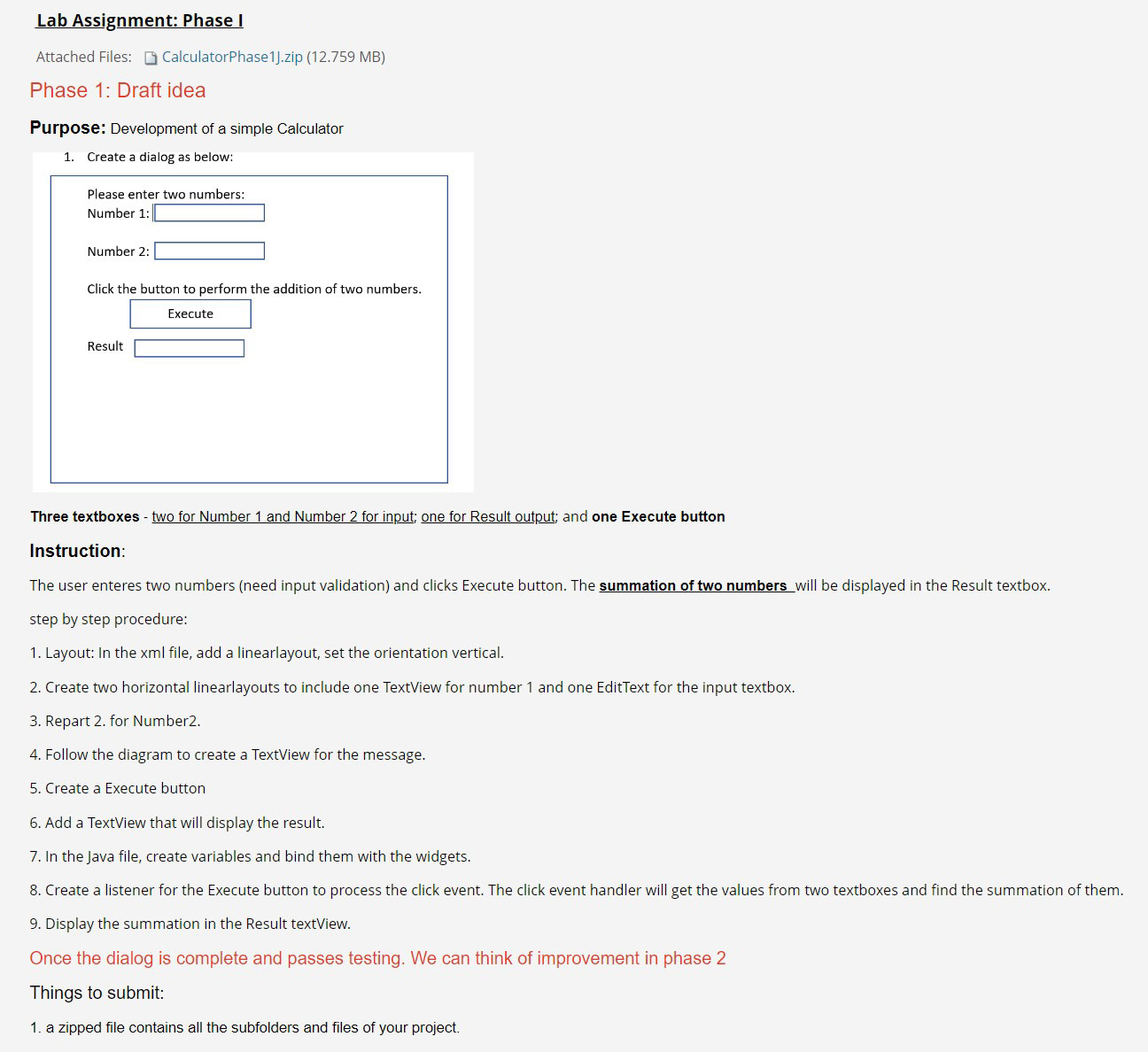 Solved Lab Assignment: Phase I Attached Files: [ C | Chegg.com