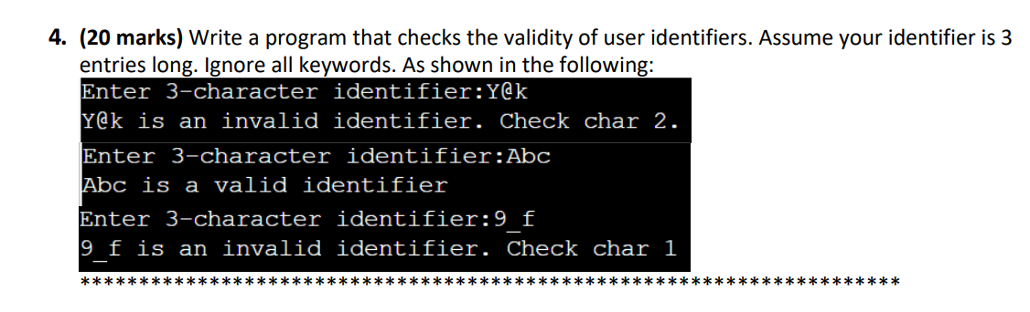 Solved Write A Program In C Without Using A String Library 3506