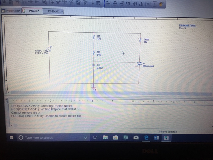 Solved Project.opjPAGE1 SCHEMATI R2 470 Lang 350 VAMPL-20 | Chegg.com
