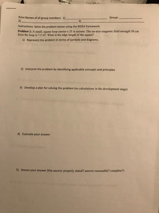 Solved Print Names of all group members: 1). 2) | Chegg.com