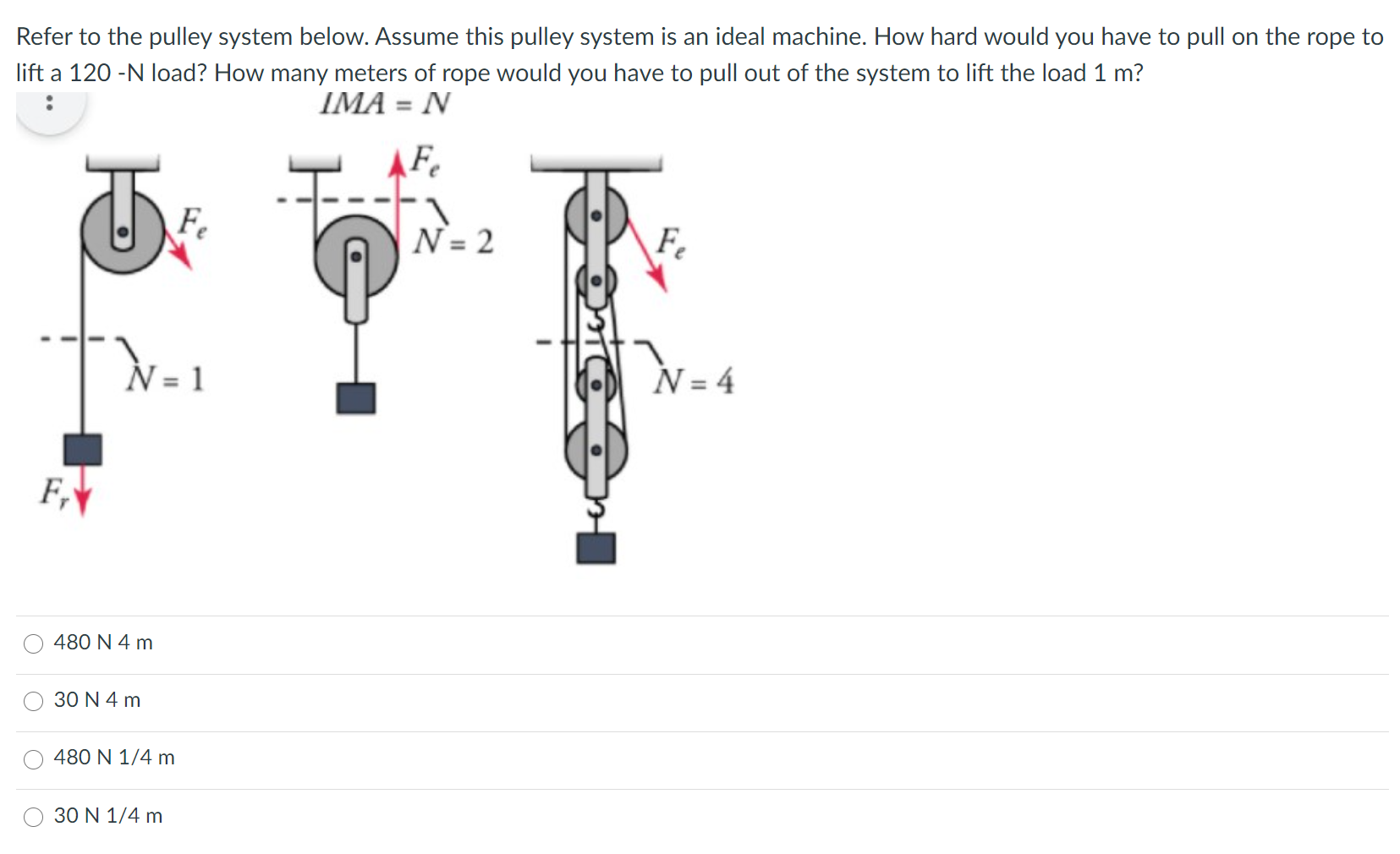 Solved Refer to the pulley system below. Assume this pulley | Chegg.com