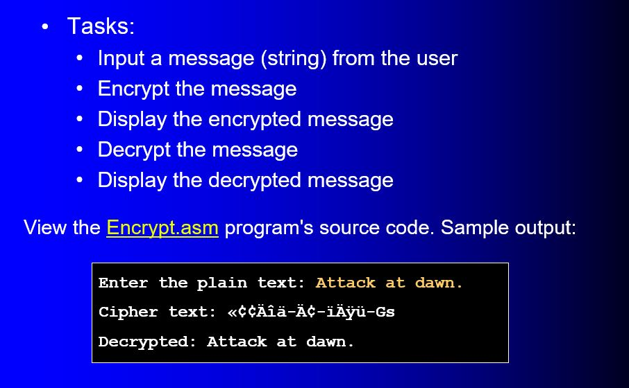 Solved Print the Original String, the KEY (at least 8 | Chegg.com