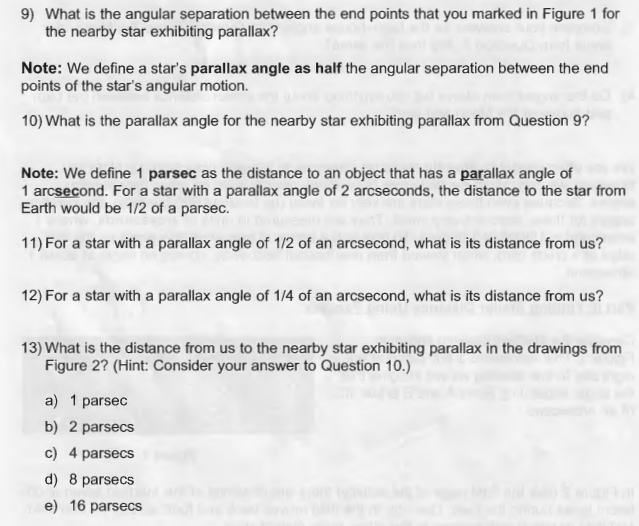 Solved 9) What is the angular separation between the end | Chegg.com