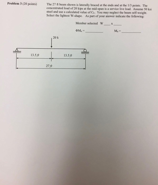 Solved The beam shown in the figure is a W14x34 of A992 | Chegg.com