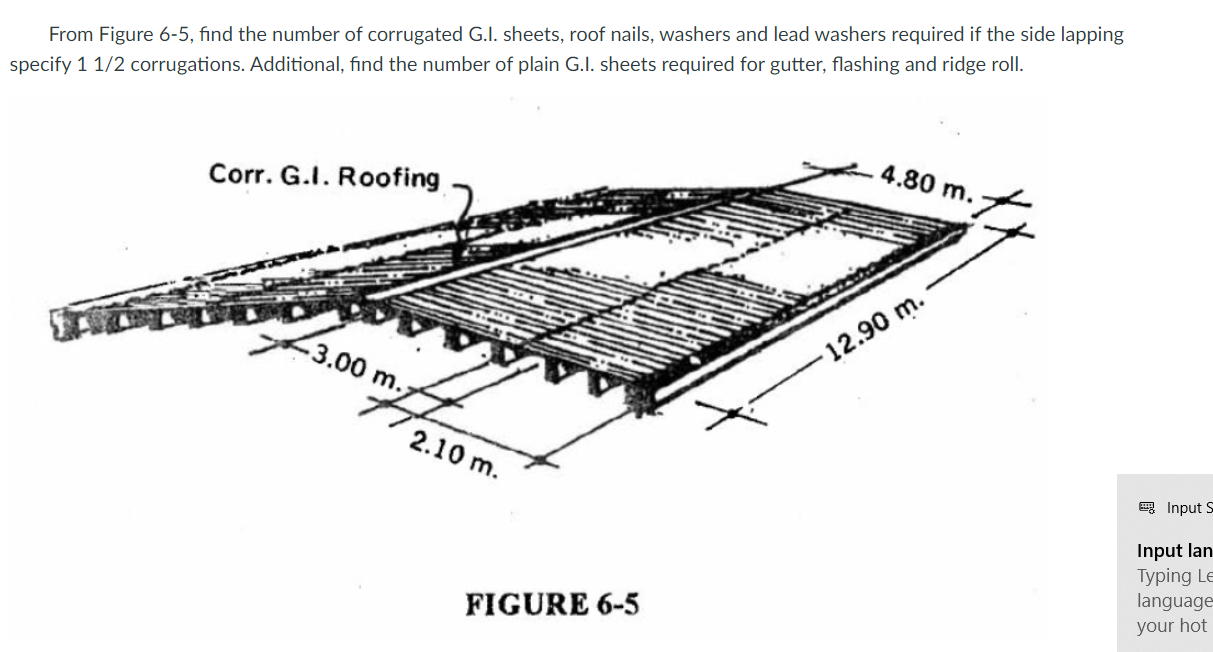 Solved From Figure 6-6, determine the number of corrugated | Chegg.com