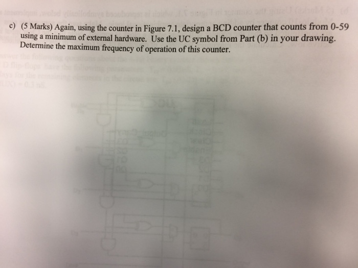 Solved Question 7. Register and counter Design (15 Marks). | Chegg.com