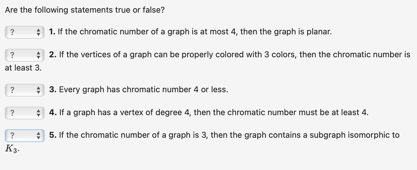 Solved Are the following statements true or false? 1. ﻿If | Chegg.com