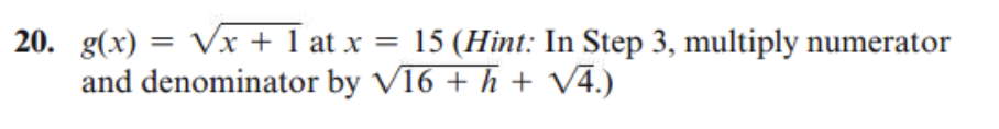 Solved Find the equation of the tangent line using the limit | Chegg.com