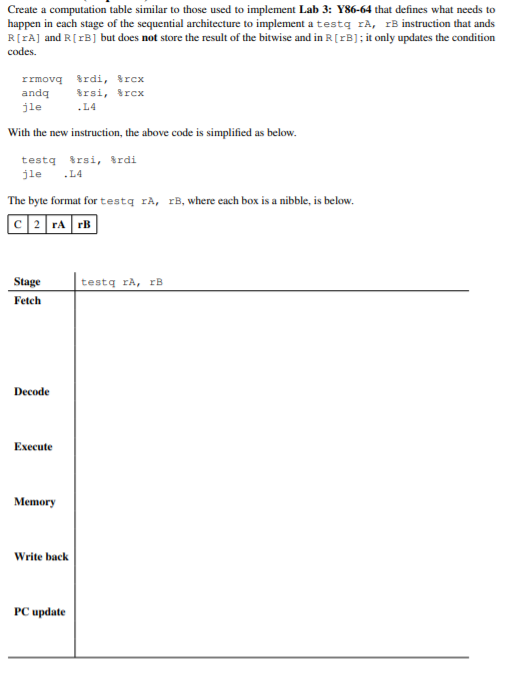 Create a computation table similar to those used to | Chegg.com
