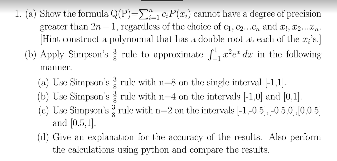 (PYTHON PROGRAMMING) Provide python codes for each | Chegg.com