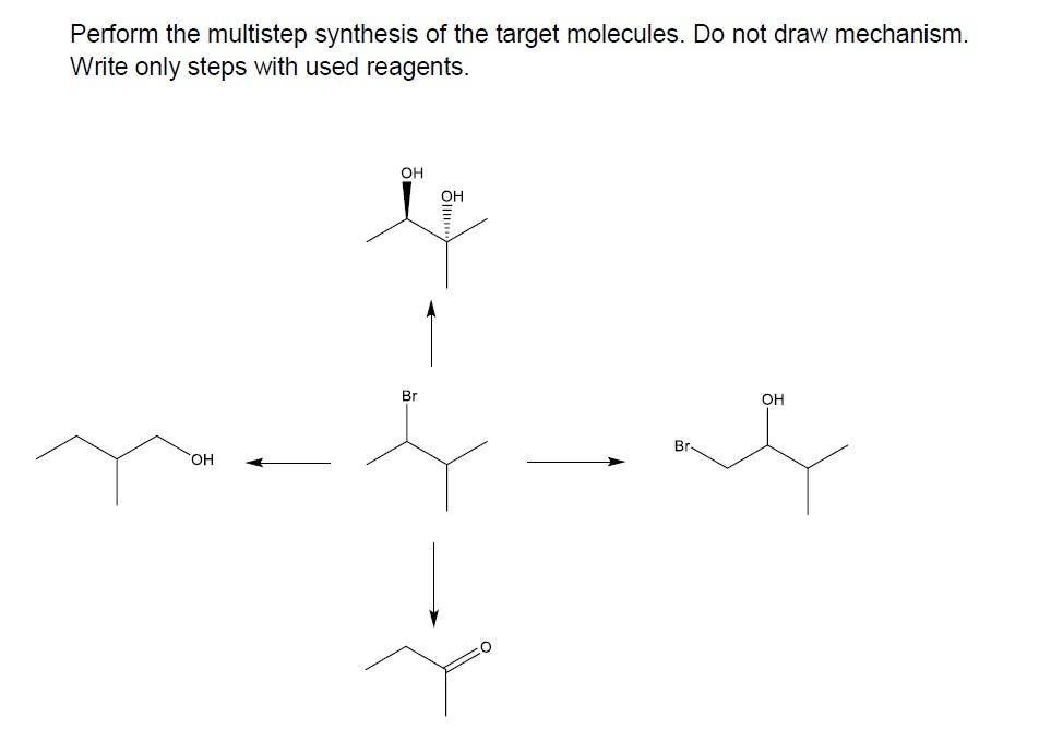 Solved Perform the multistep synthesis of the target | Chegg.com