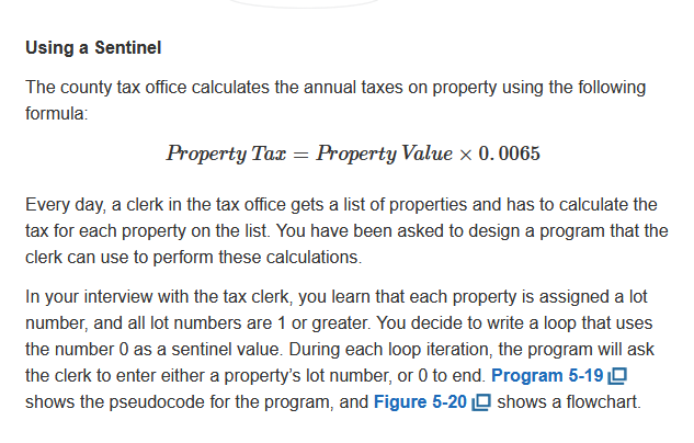 Solved Using a Sentinel The county tax office calculates the | Chegg.com