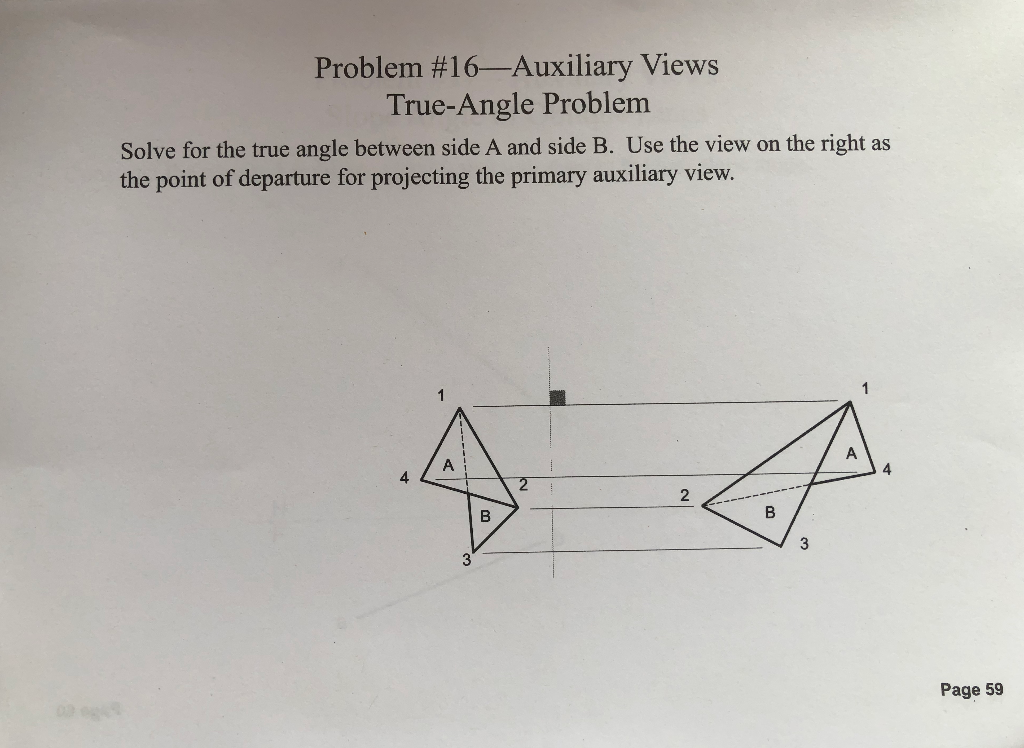 problem 16 true angle problem : solve for the true | Chegg.com
