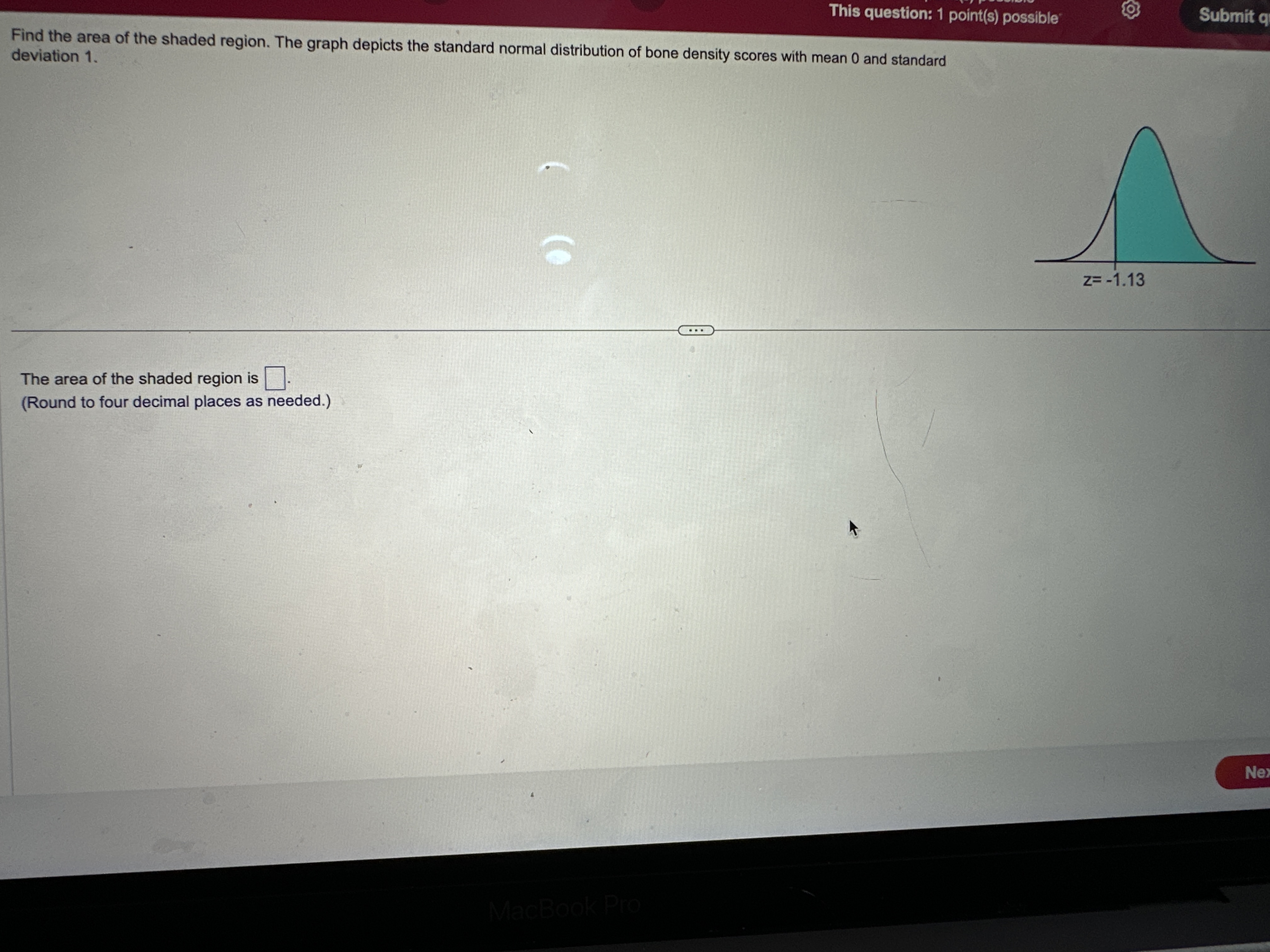 Solved Find the area of the shaded region. The graph depicts | Chegg.com