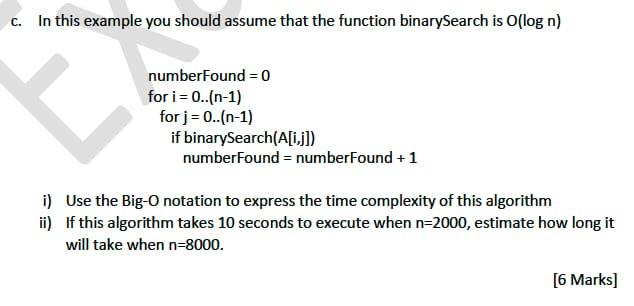 Solved C In This Example You Should Assume That The Fu 