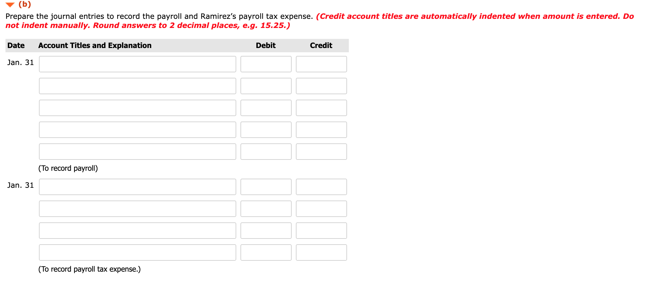 Solved Exercise 11-11 (Part Level Submission) Ramirez | Chegg.com