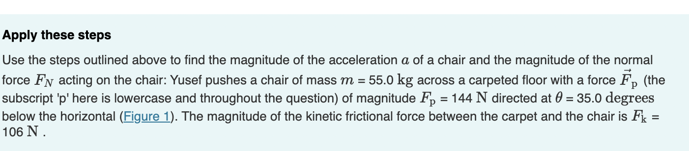 Solved When solving problems involving forces and Newton's | Chegg.com
