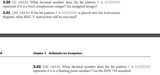Solved 3 20 5 What Decimal Number Does The Bit Chegg