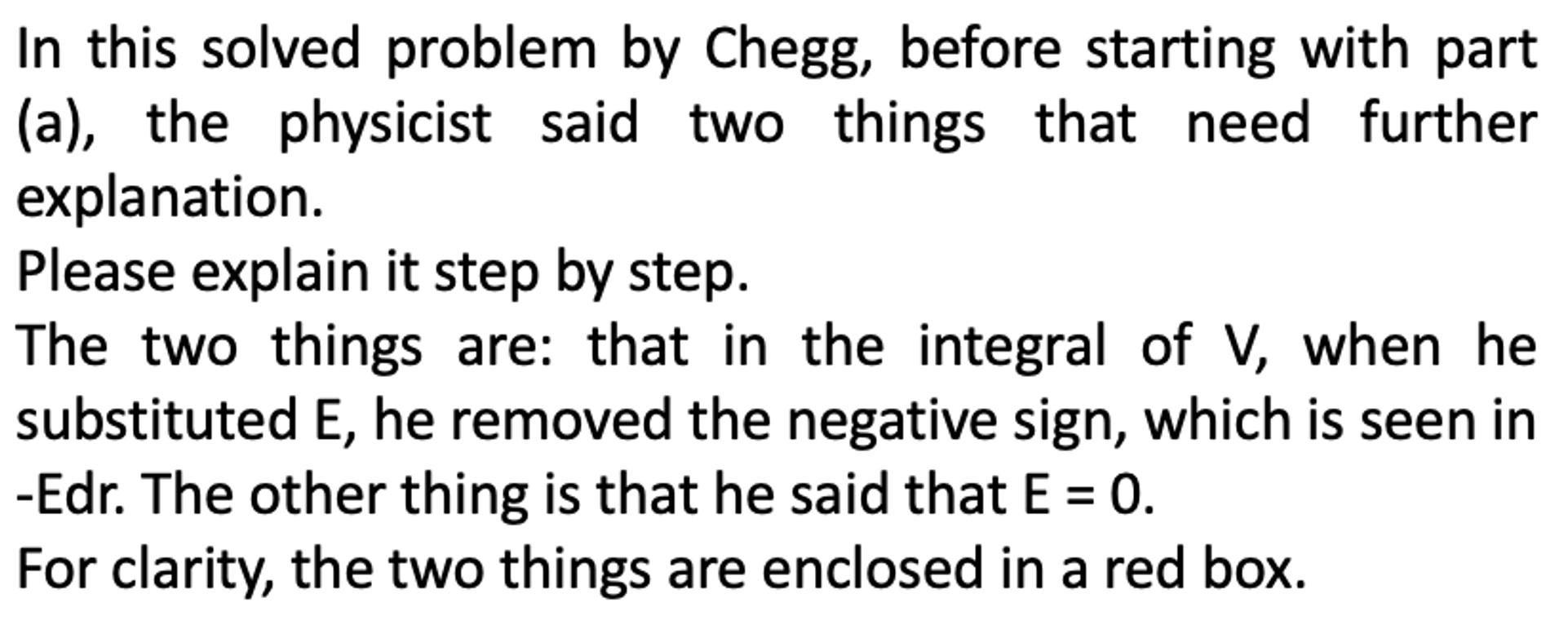 In this solved problem by Chegg, before starting with | Chegg.com