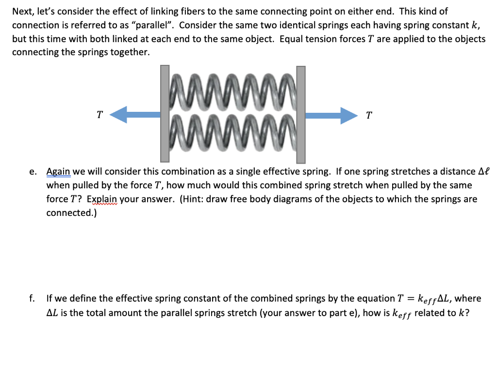 Solved Next, let's consider the effect of linking fibers to | Chegg.com