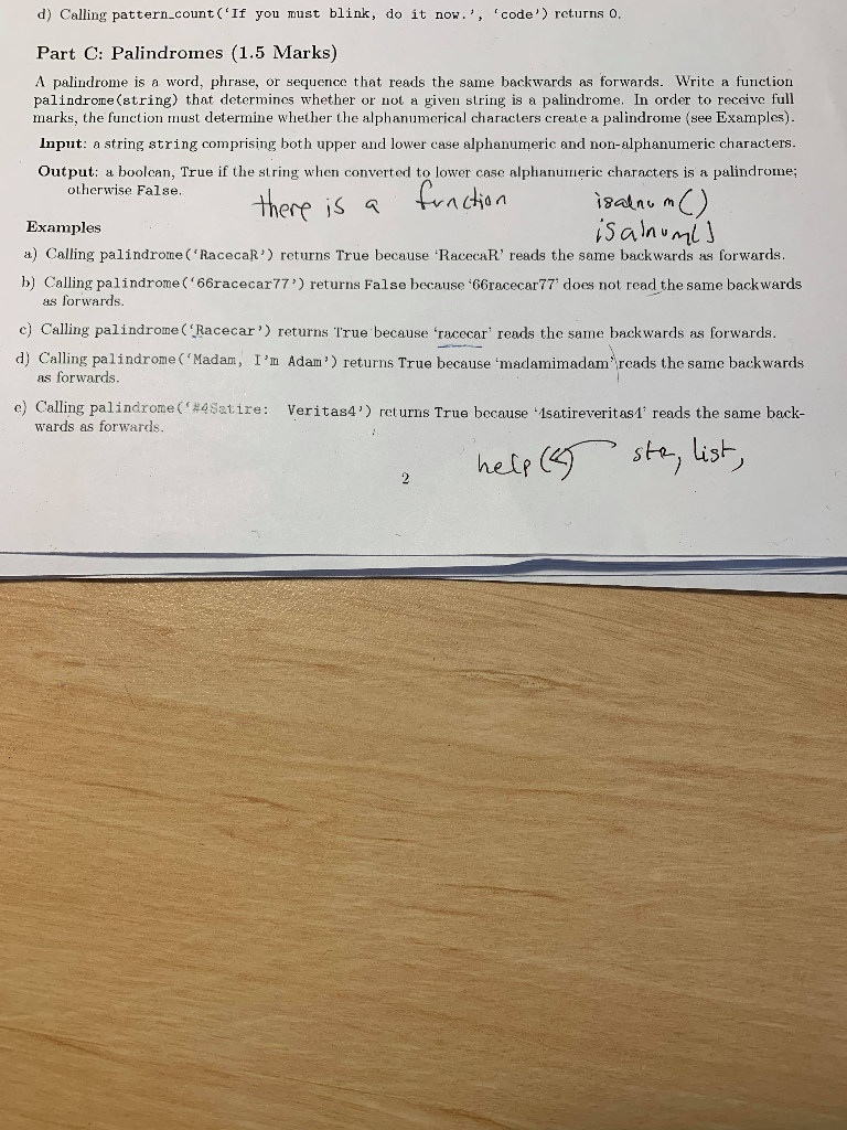 Solved Can someone please help with part C i dont understand | Chegg.com