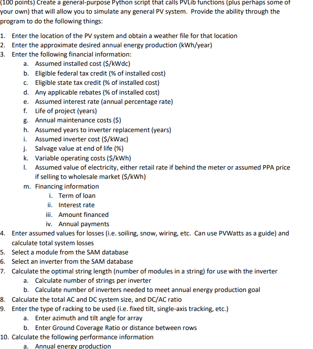 Solved (100 points) Create a general-purpose Python script | Chegg.com