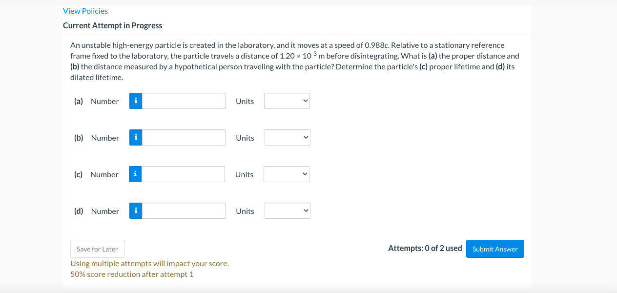 Solved View Policies Current Attempt in Progress An unstable | Chegg.com
