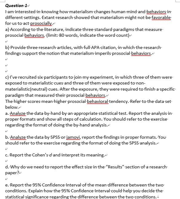 Independent Samples Test Lexene's Test for Equality | Chegg.com