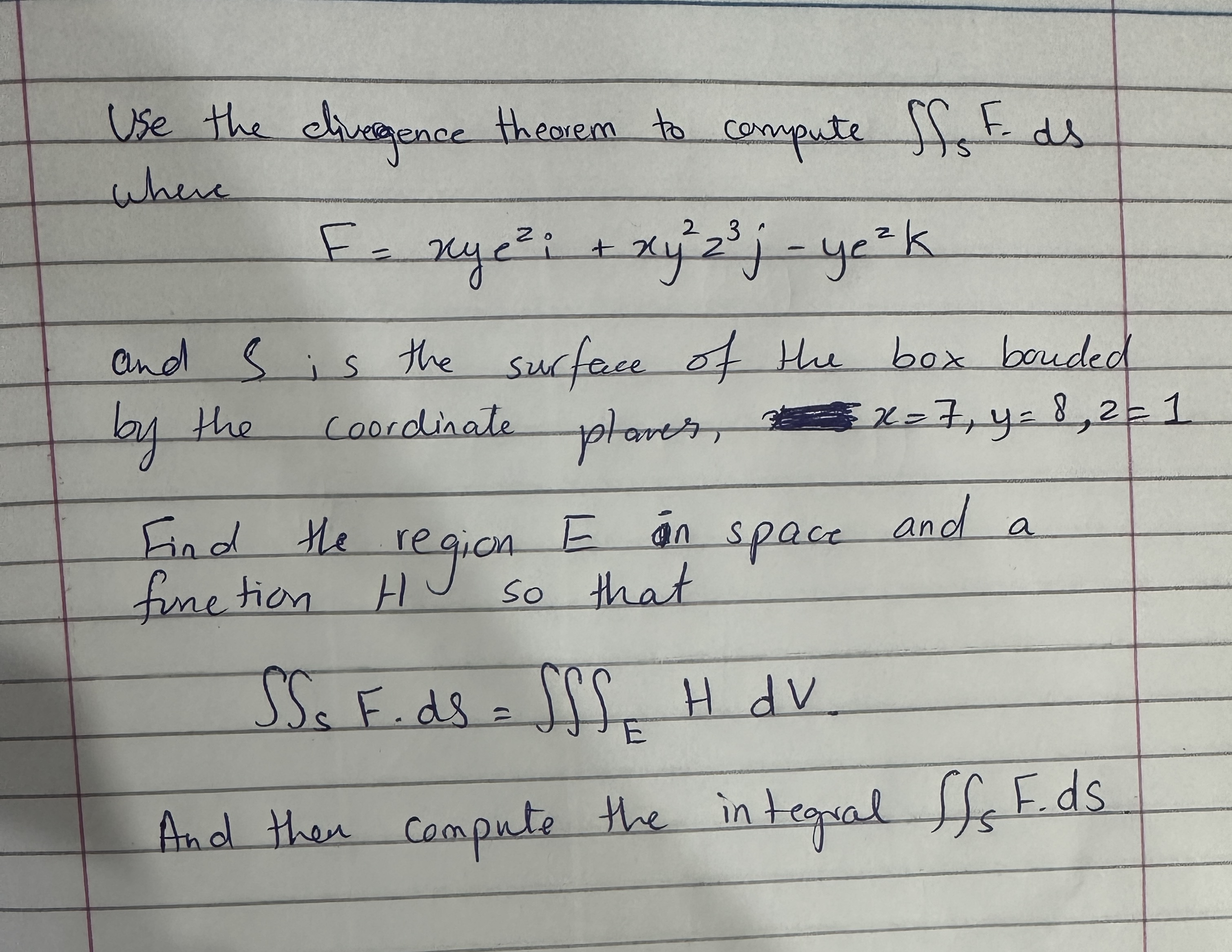 Solved Use the divegence theorem to compute \\( \\iint_{S} F | Chegg.com