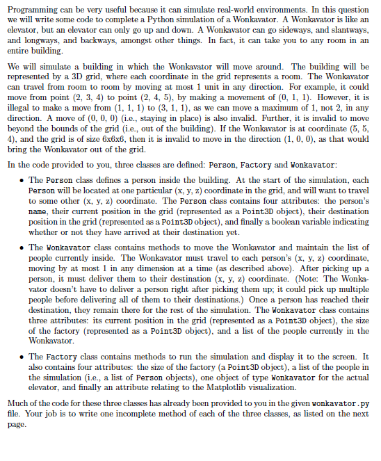 Solved Programming can be very useful because it can | Chegg.com