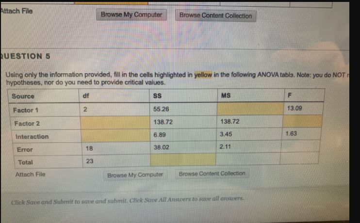 Solved Attach File Browse My Computer Browse Content | Chegg.com