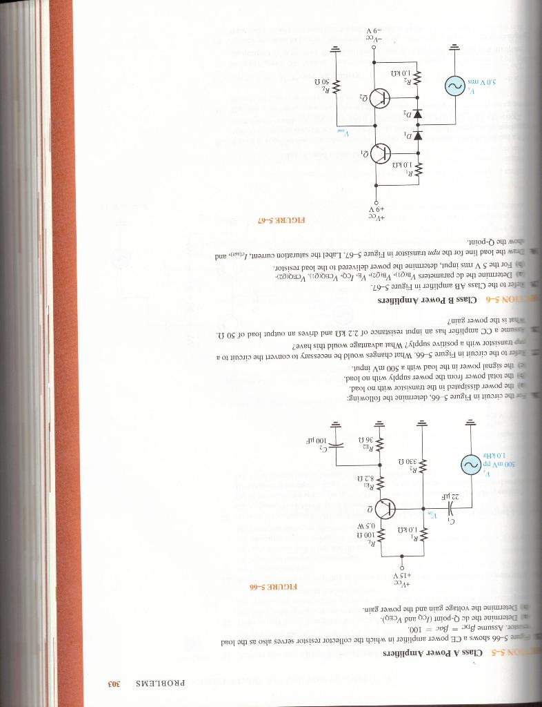 Solved 29. Refer to the Class AB amplifier in Figure | Chegg.com