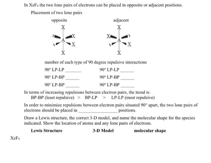 Solved Variations on AX6, steric number (SN) 6 Draw a Lewis | Chegg.com