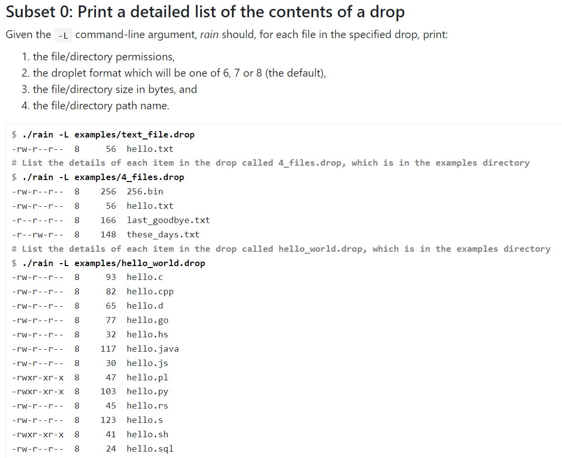 Solved C programvoid list_drop(char *drop_pathname, int | Chegg.com