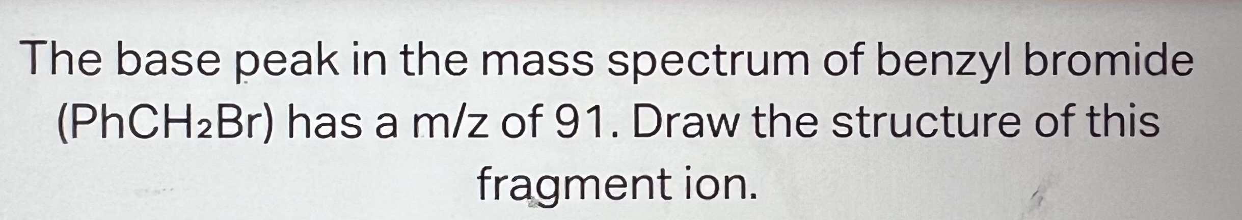 Solved In mass spectrometry, McLafferty Rearrangements are | Chegg.com