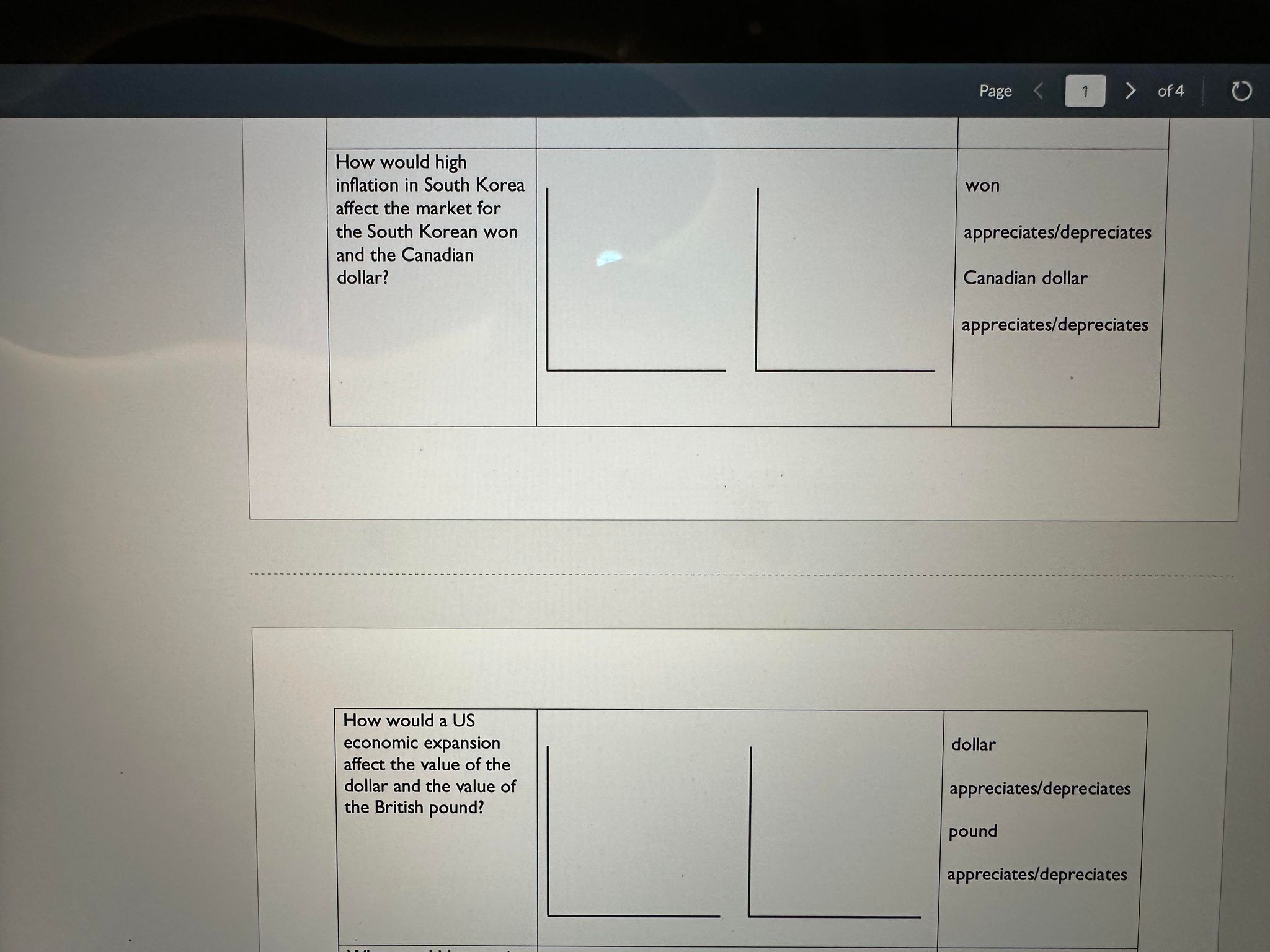 Solved For each of the following scenarios:1. Correctly | Chegg.com