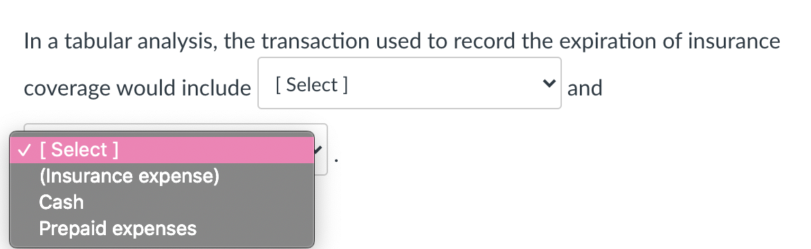 Solved In a tabular analysis, the transaction used to record | Chegg.com