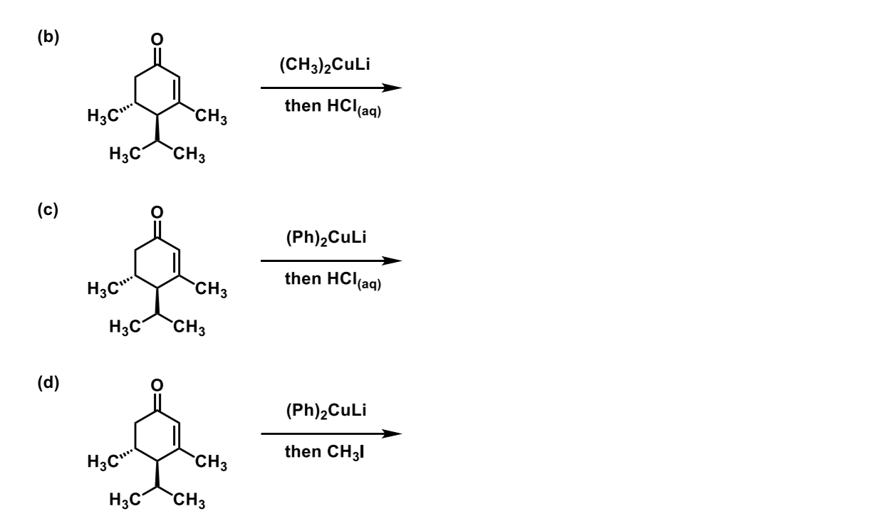 Solved (CH3)2Culi then HCl(aq) H3C14 Y CH H3C” CH3 0 | Chegg.com